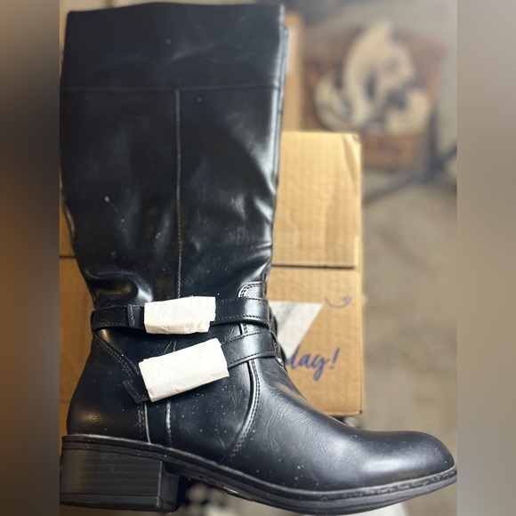 Arizona Jean Company | Shoes | Arizona Brand Black Riding Boots | Poshmark